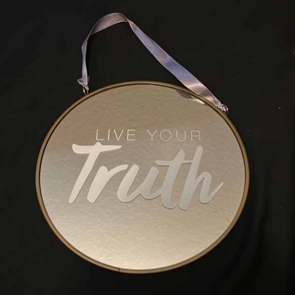 Wall Decor | Live Your Truth Mirrored Wall Decor | Poshmark